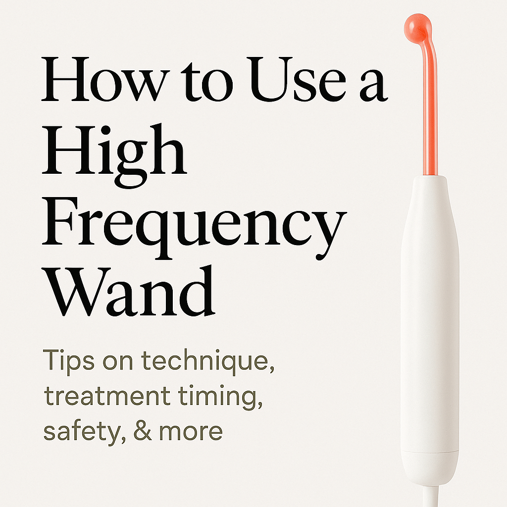 How To Use a High Frequency Wand for Clearer Skin and Stronger Hair in ...