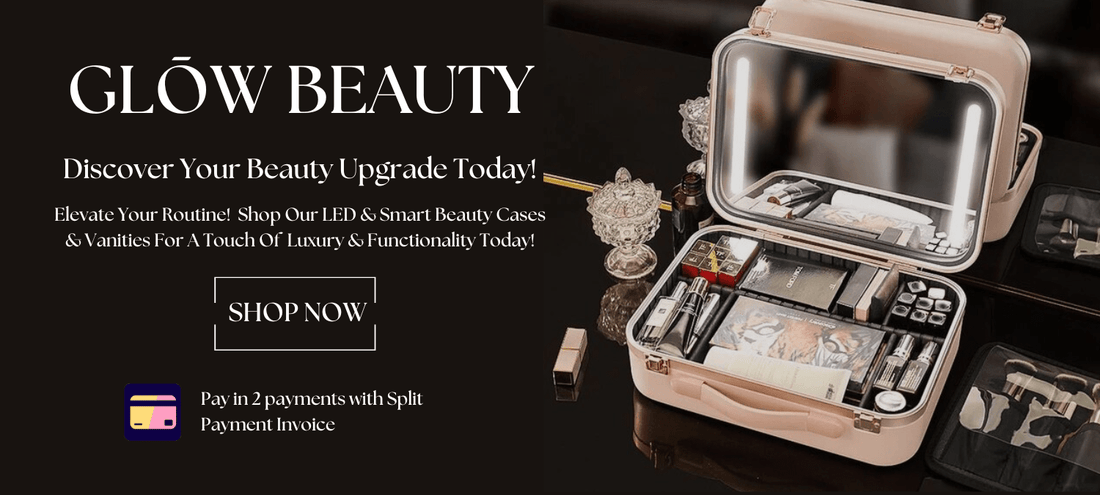 Glow Beaty Case | LED Makeup Case With Mirror | HD Makeup Brushes ...