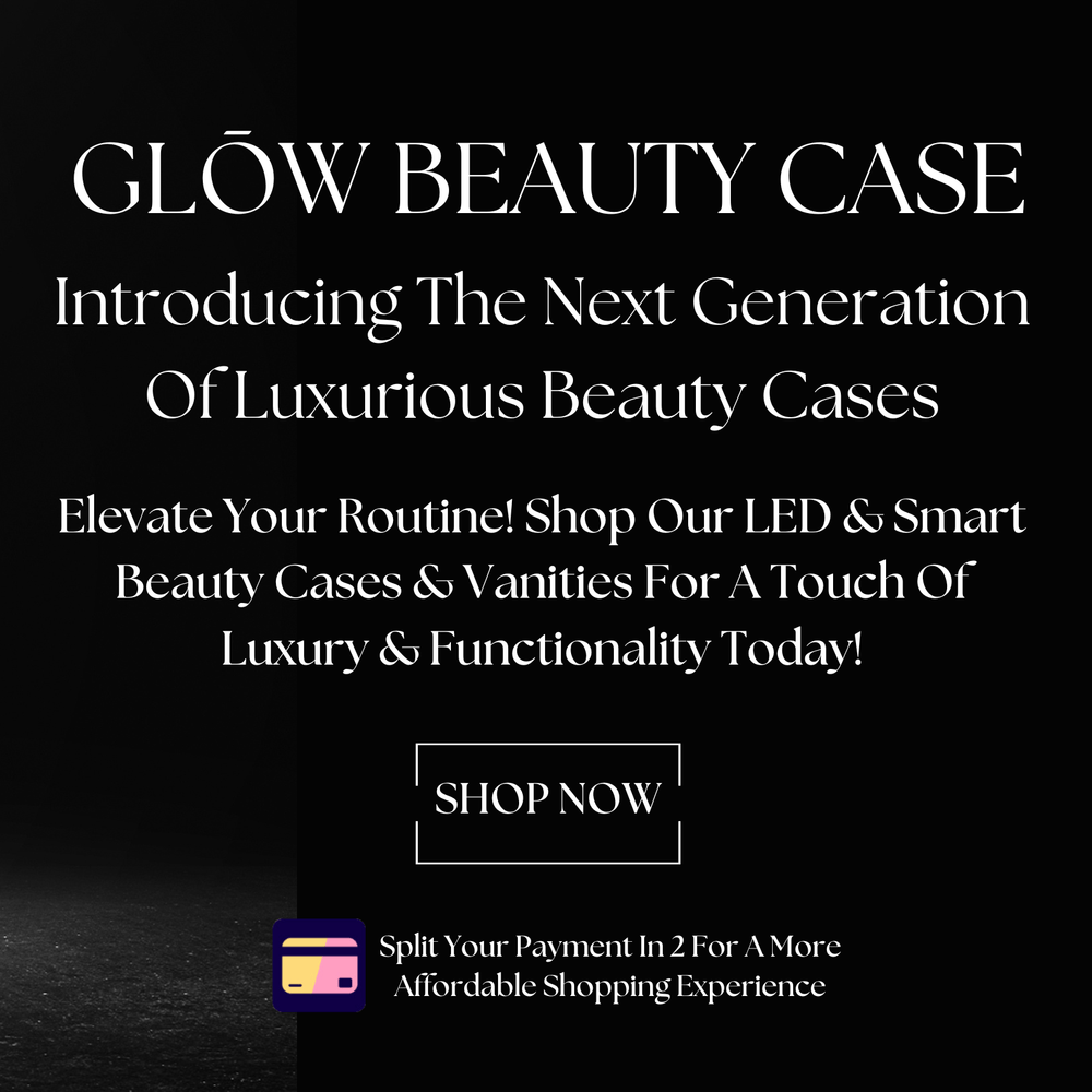 Glow Beaty Case | LED Makeup Case With Mirror | HD Makeup Brushes ...